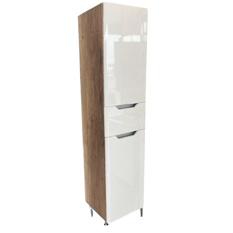 Vertikala stojeca AHRI-glossy white & oak 35x190 (bez korpe)