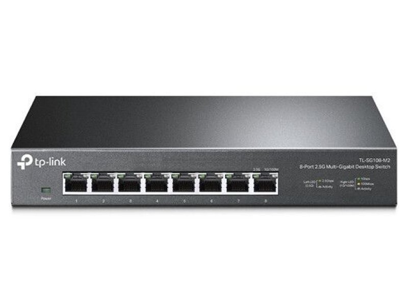TP LINK TL-SG108-M2 SWITCH GIGABIT/8XRJ45/100/1GBPS/2,5GBPS