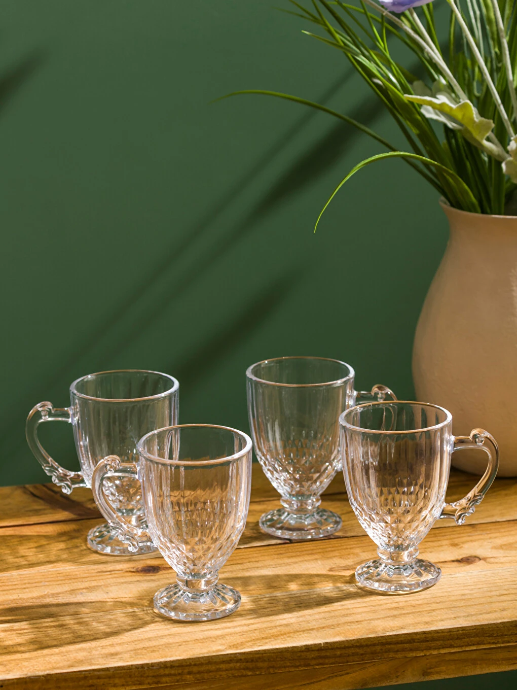 LCW HOME Staklena Šolja Sa Drškom 190 Ml