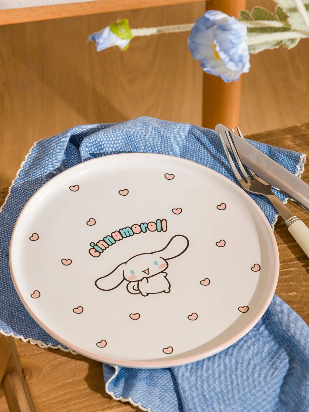 LCW HOME Cinnamoroll Štampani Keramički Tanjir 22 Cm