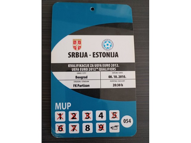 FUDBAL: SRBIJA - ESTONIJA 08.10.2010 - AKREDITACIJA