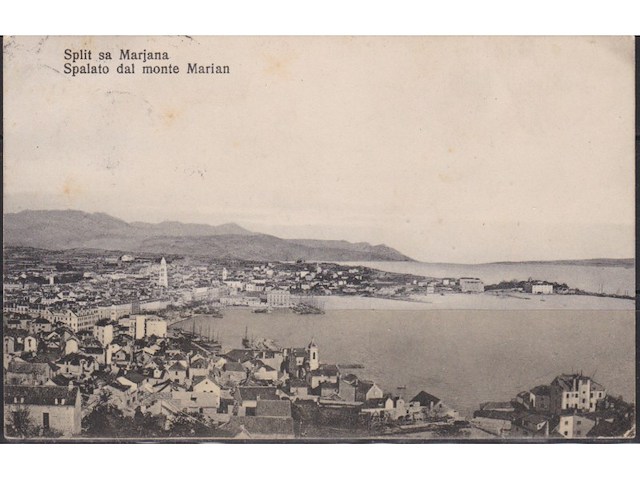Austrougarska Hrvatska 1912 Split razglednica