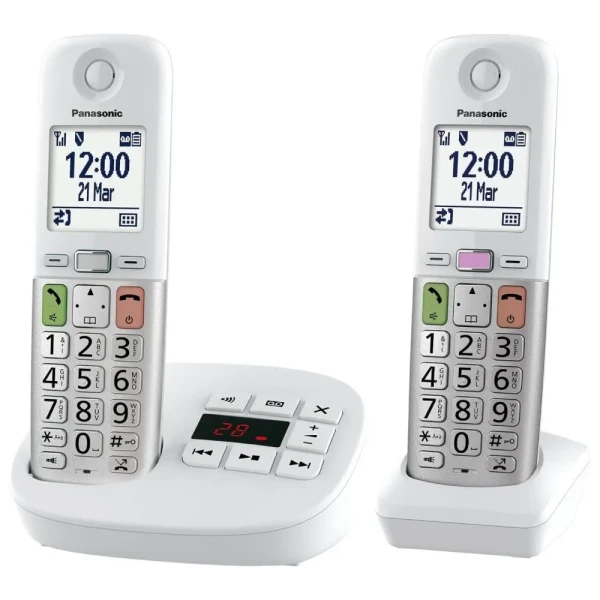 BEŽIČNI TELEFON PANASONIC KX-TGU432EXW DUO SA SEKRETARICOM