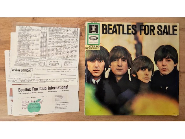 The Beatles ‎– For Sale (1. GER izdanje + memorabilia)