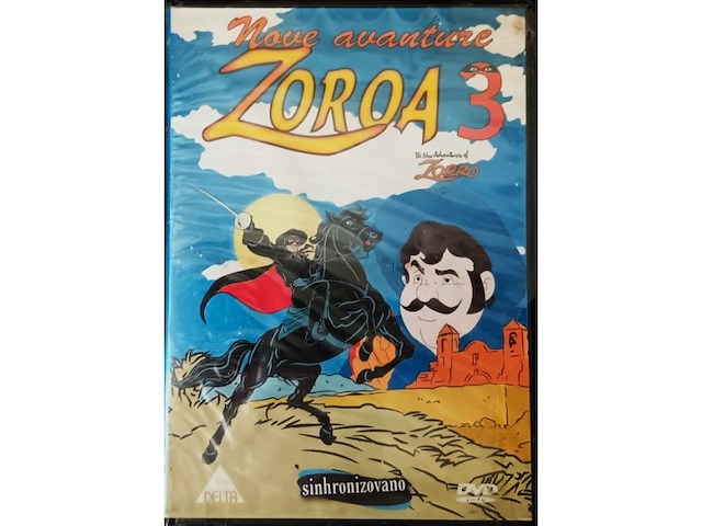 Nove Avanture Zoroa 3 Sinronizovano DVD