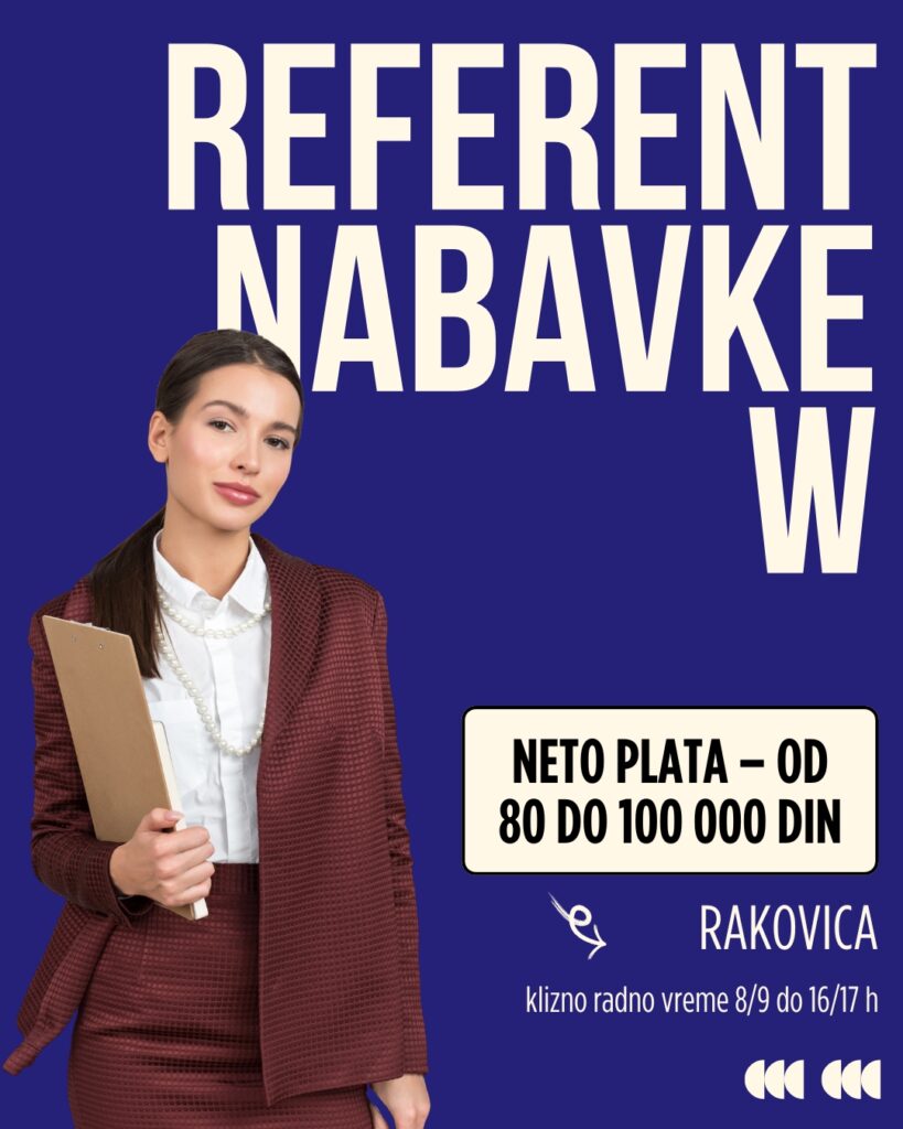 Referent Nabavke-W Privremeni poslovi