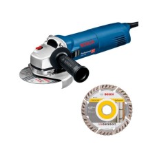 BOSCH plavi alat Ugaona brusilica GWS 1400 + dijamantska rezna ploča 0615990N1V
