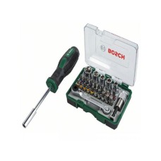 BOSCH zeleni alat 27-delni set bitova sa rašpom i ručnim zavrtačem 2607017331