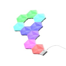 TRUST GXT 902 VYBZ RGB Hexagon svetlosni paneli, 9 komada (25421)