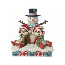 JIM SHORE Chip n Dale Snowman Figurine