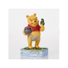 JIM SHORE Lucky Old Bear Winnie The Pooh With Clover