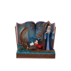 JIM SHORE Sorcerer Mickey Storybook Figurine
