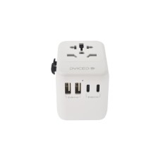 DVICED Universal travel adapter 28W - White