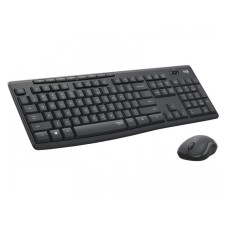 LOGITECH MK295 Silent Wireless Combo, tastatura + miš, crna, RU raspored