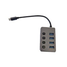 E-GREEN USB 3.1 tip C - HUB Superbrzi 4port USB 3.0 sa prekidačima