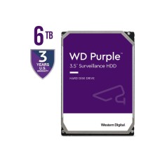 WESTERN DIGITAL 6TB 3.5'' SATA III Purple WD64PURZ Surveillance hard disk