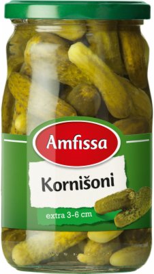 KORNIŠONI EXTRA 3-6CM AMFISSA 680G
