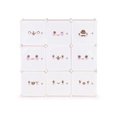 ModernHome Dečiji ormar sa 9 polica Emoji