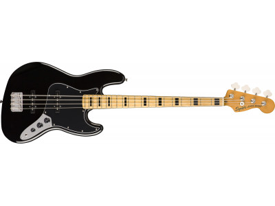 Squier By Fender Classic Vibe 70s Jazz Bass Maple Fingerboard Black