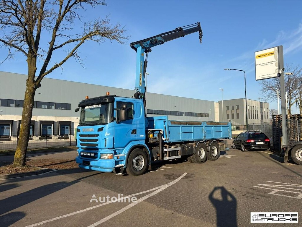 Scania G400 Steel/Air - Belgian Truck - Manual - Palfinger PK18001 EH kiper