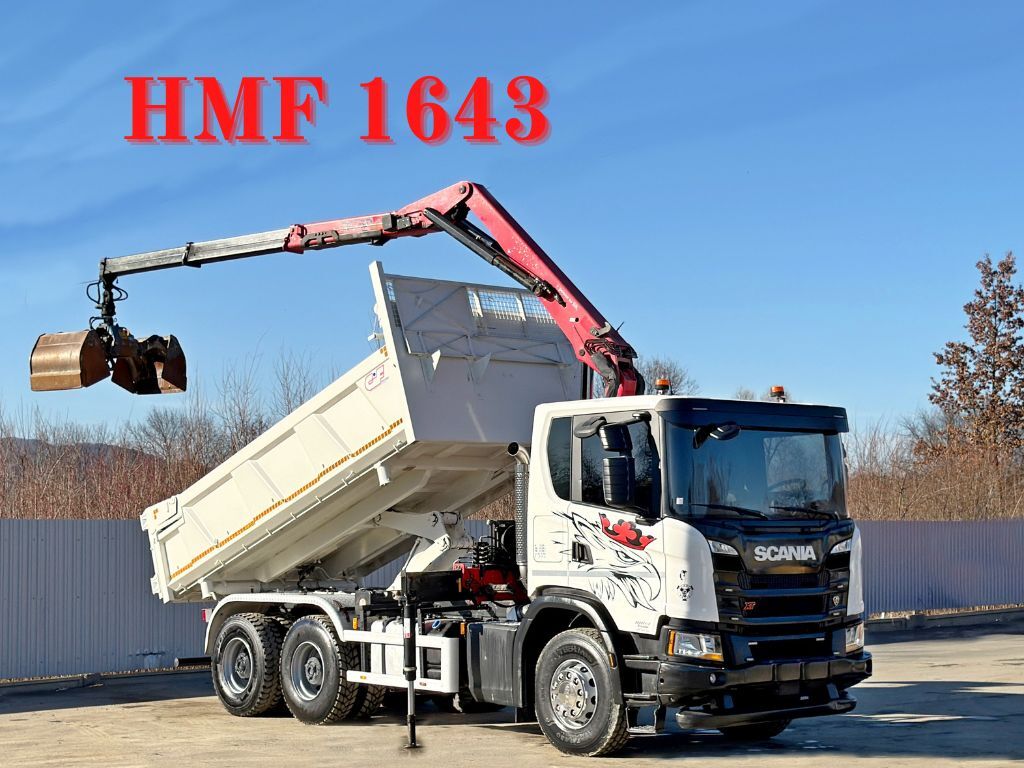 Scania G 410 Kipper 4,90m * HMF 1643 + FUNK *6x4 kiper