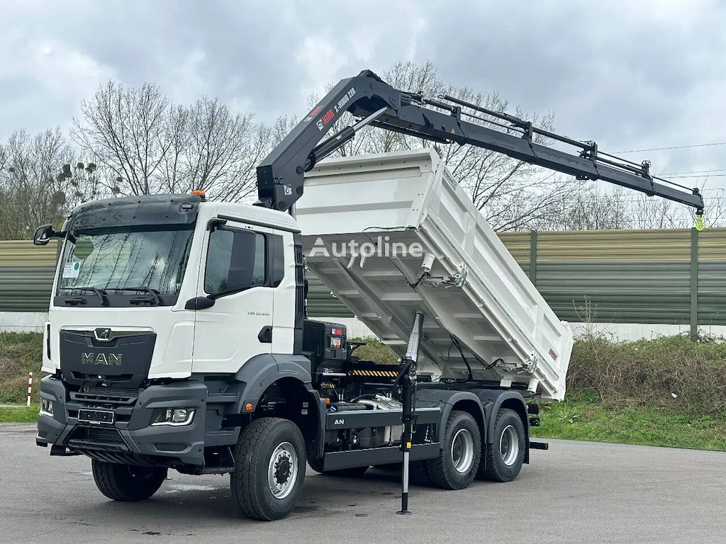 Novi MAN TGS 33.440 MAN TGS 33.440 6x6 /3-Seiten- Kipper / HIAB 228-4 kiper