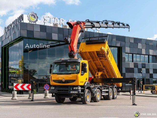 Renault KERAX 450 8x4 PALFINGER PK 60002 Crane Tipper kiper