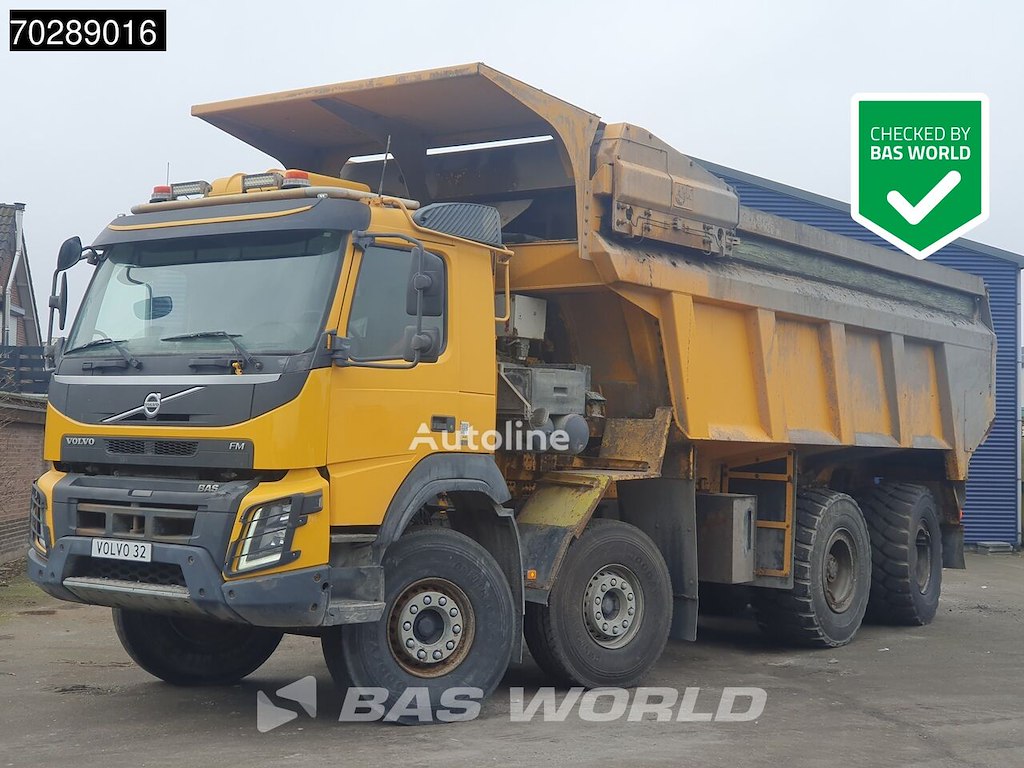 Volvo FMX 520 FMX 8X4 32m3 AJK Pusher 40Tons Payload Big-Axle Steering kiper