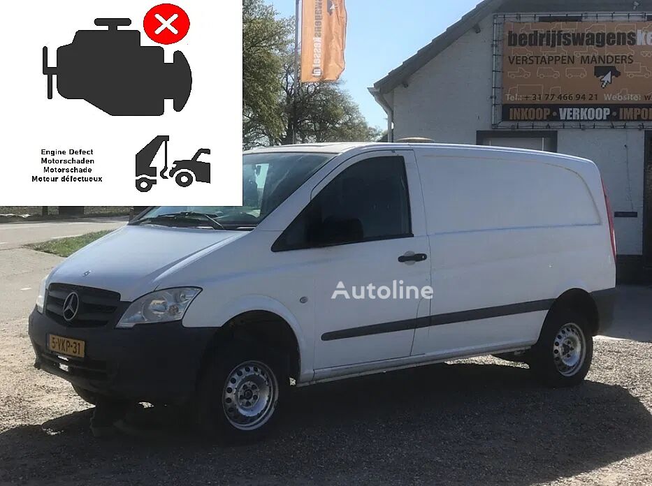 Mercedes-Benz Vito 113 CDI 4x4 AWD 4WD euro 5 motorschade minibus furgon