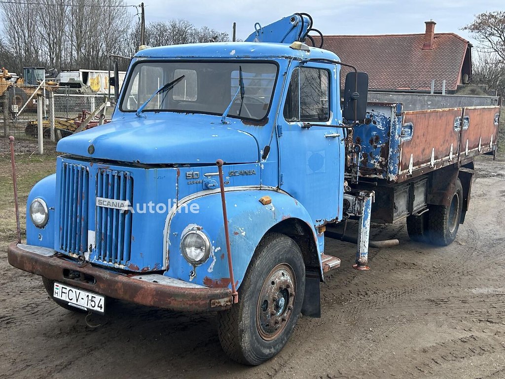 Scania 50 SUPER LB 111 S/50 kamion s ravnom platformom