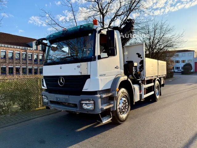 Mercedes-Benz Axor 1824 Hiab 144 D Funk / Voll Blatt / Eu5 kamion s ravnom platformom