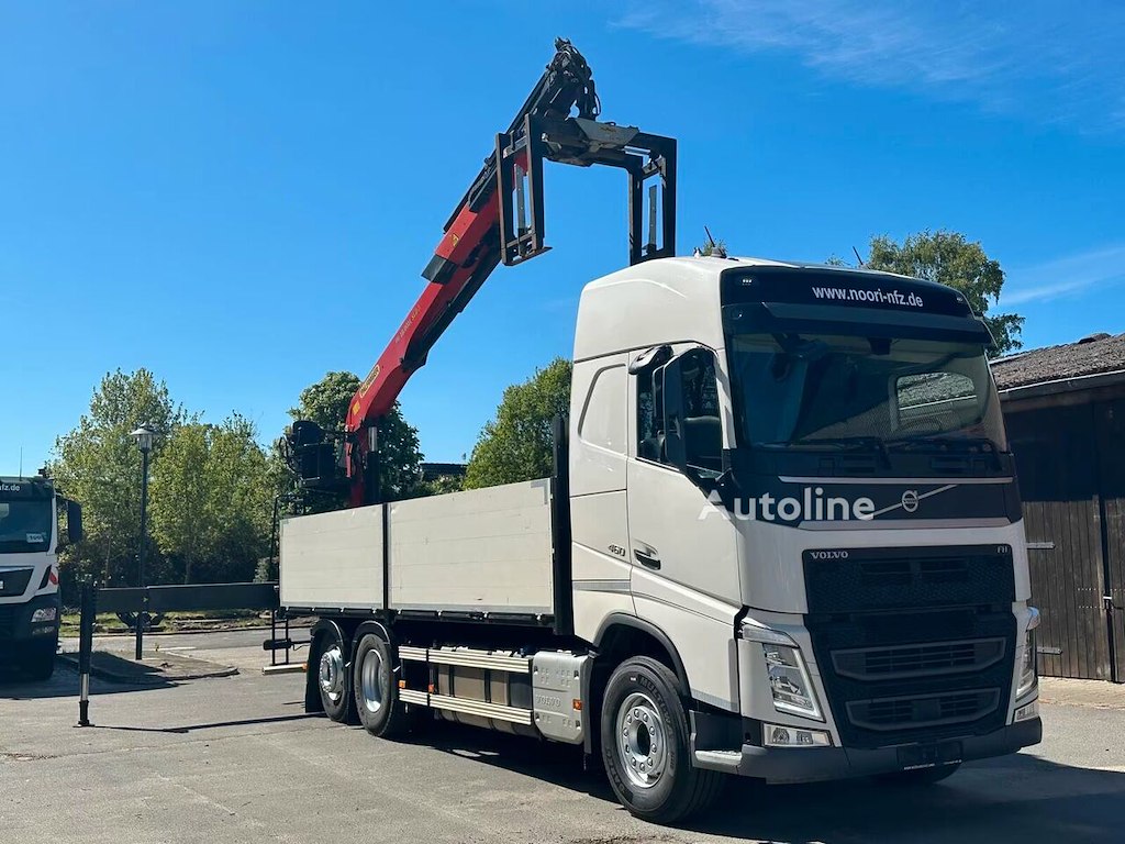 Volvo FH460 6x2+Palfinger 18.001L Lift AHK kamion s ravnom platformom