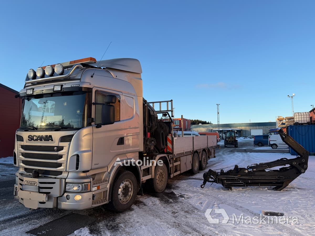 Prodaje se Scania R480LB8X2*6HNB kamion s ravnom platformom na aukciji
