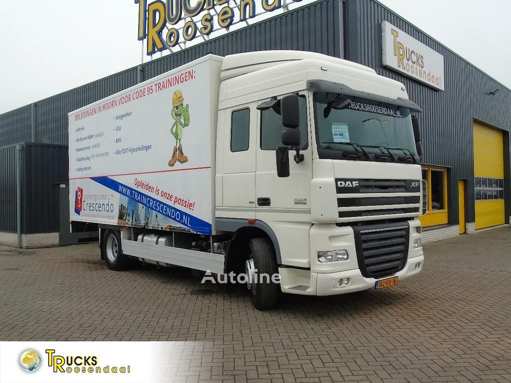 DAF XF 105 .410 + EURO 5 EEV + LOW KM + MANUAL kamion furgon