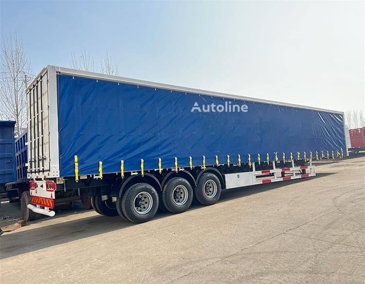 Nova Titan 53 ft 3 Axle Curtain Side Trailer for Sale poluprikolica sa kliznom ceradom