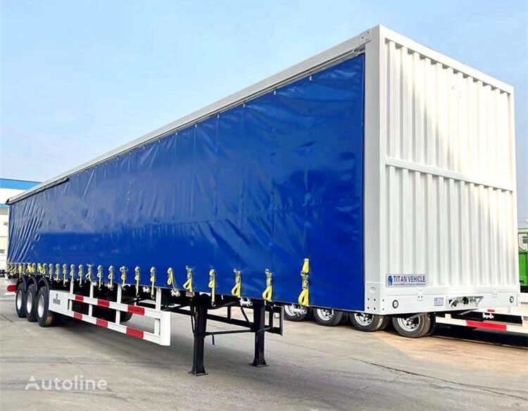 Nova Titan 40 Foot Curtain Side Trailers for Sale Near Me poluprikolica sa kliznom ceradom
