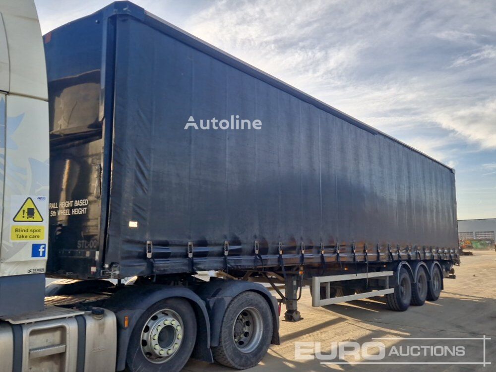 Prodaje se SDC 2011 SDC Tri Axle Curtainsider Trailer poluprikolicu sa kliznom ceradom na aukciji