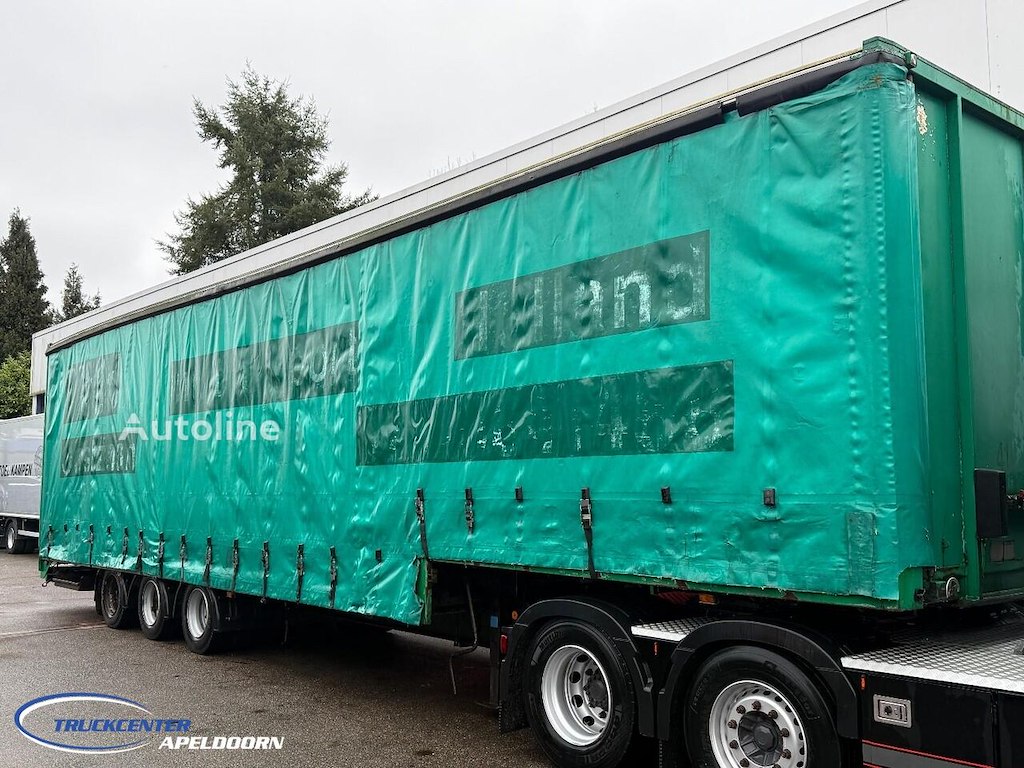 Renders Trailer BPW axles, No registration poluprikolica sa kliznom ceradom
