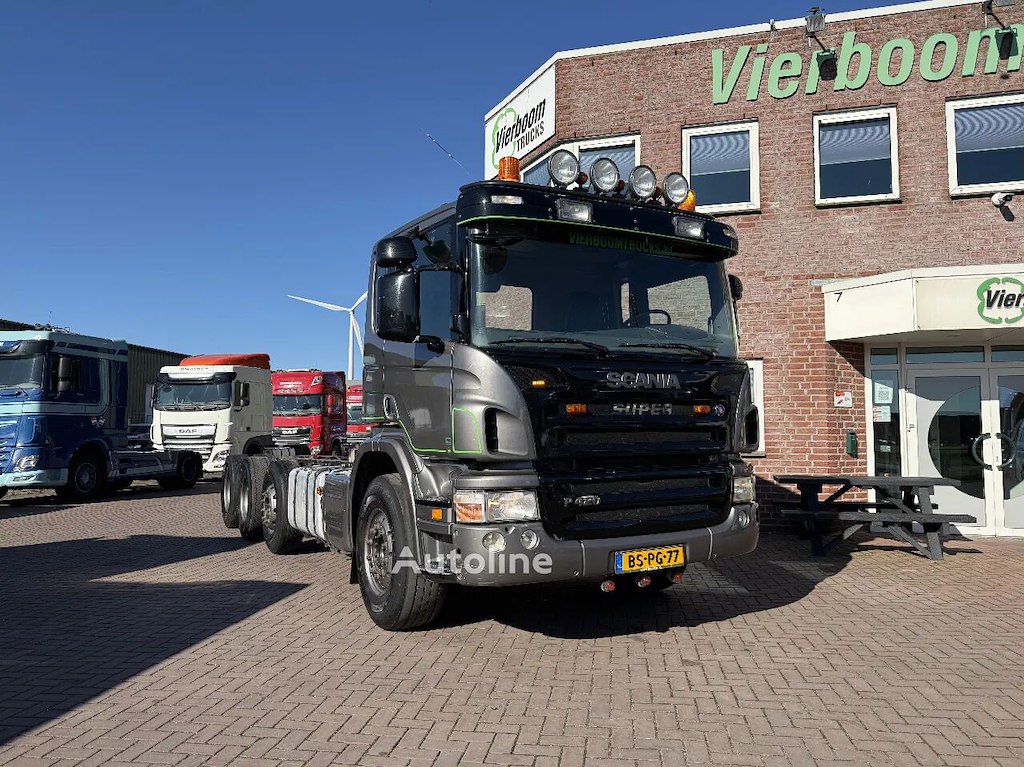 Scania P420 P 420 CB8X2/4 HNA Manual gearbox / Euro5 / Only 550.959km / kamion šasija