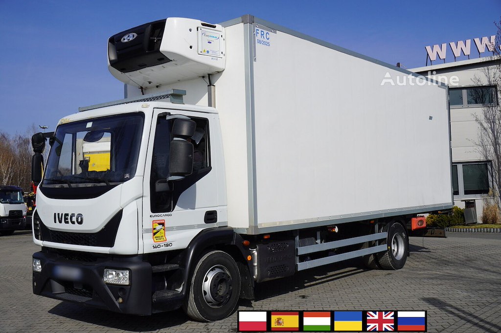 IVECO Eurocargo 140-190 4x2 E6 / Meat hook refrigerator / Dhollandia c kamion hladnjača