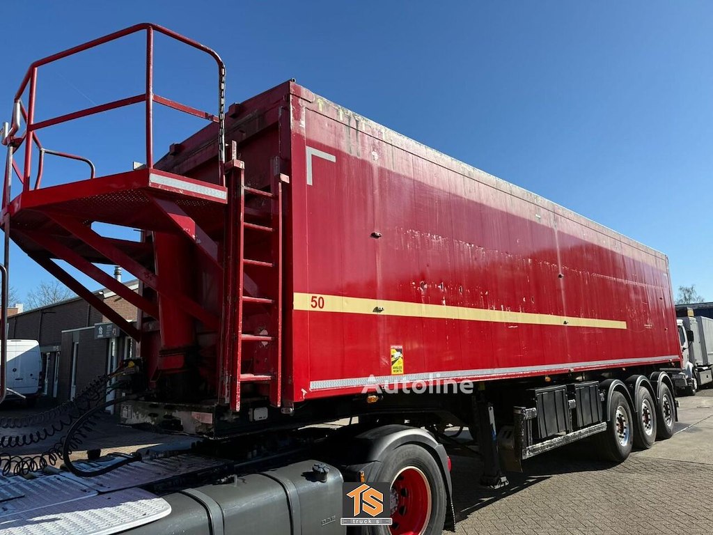 Stas SA339K 55m3 KIPPER/TIPPER COIL - ALU/ALU - SAF DISC - BELGIUM TR poluprikolica kipera