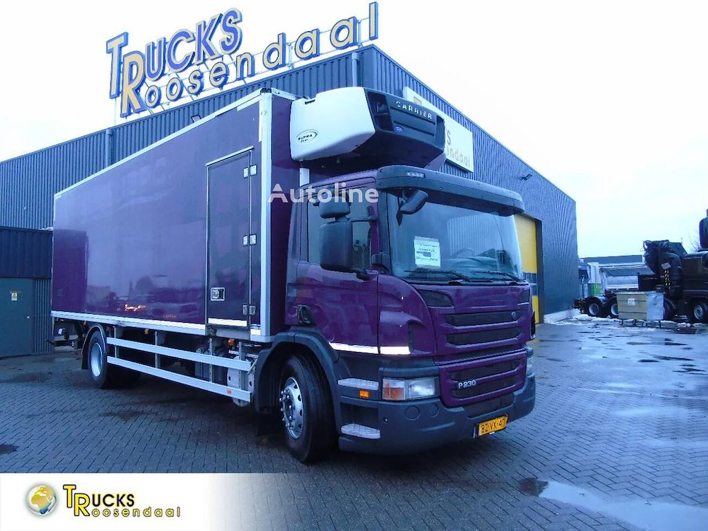 Scania P230 LOW KLM + CARRIER + LOADLIFT + kamion hladnjača