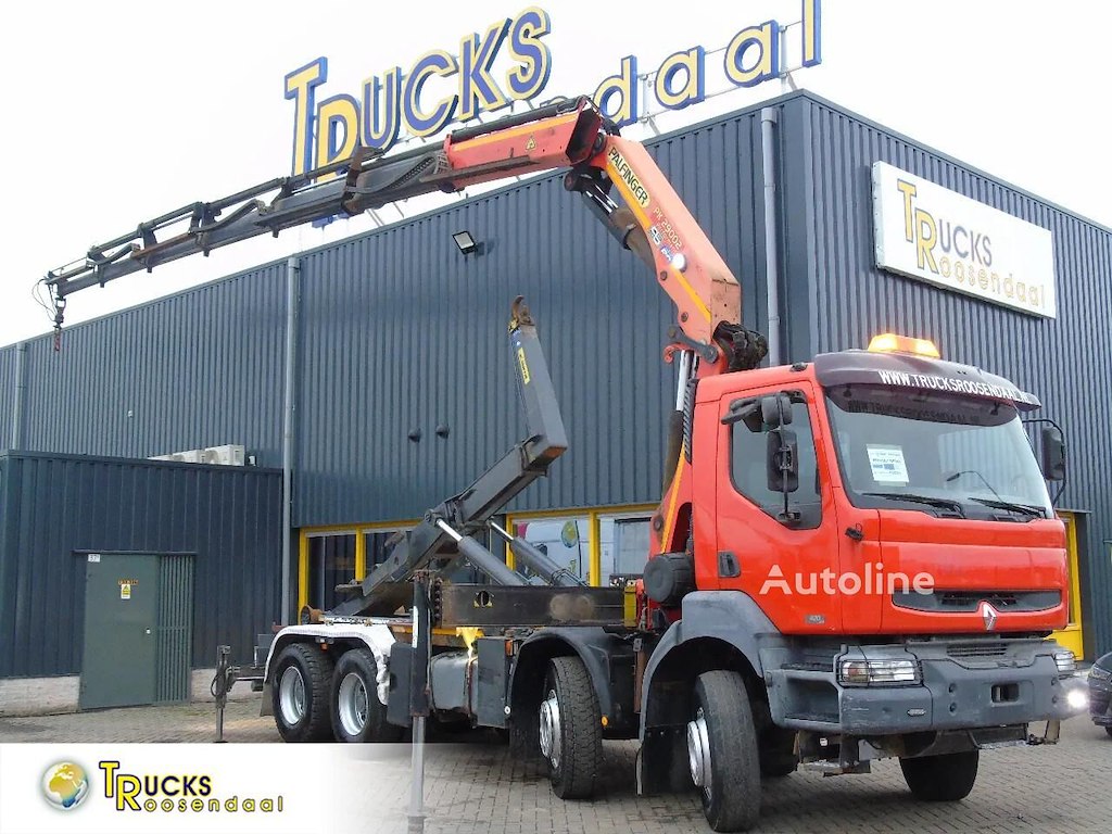 Renault Kerax 420DCI + PALFINGER 29002 + 8X4 + MANUAL + 20T HOOK + REMOT kamion rol kiper
