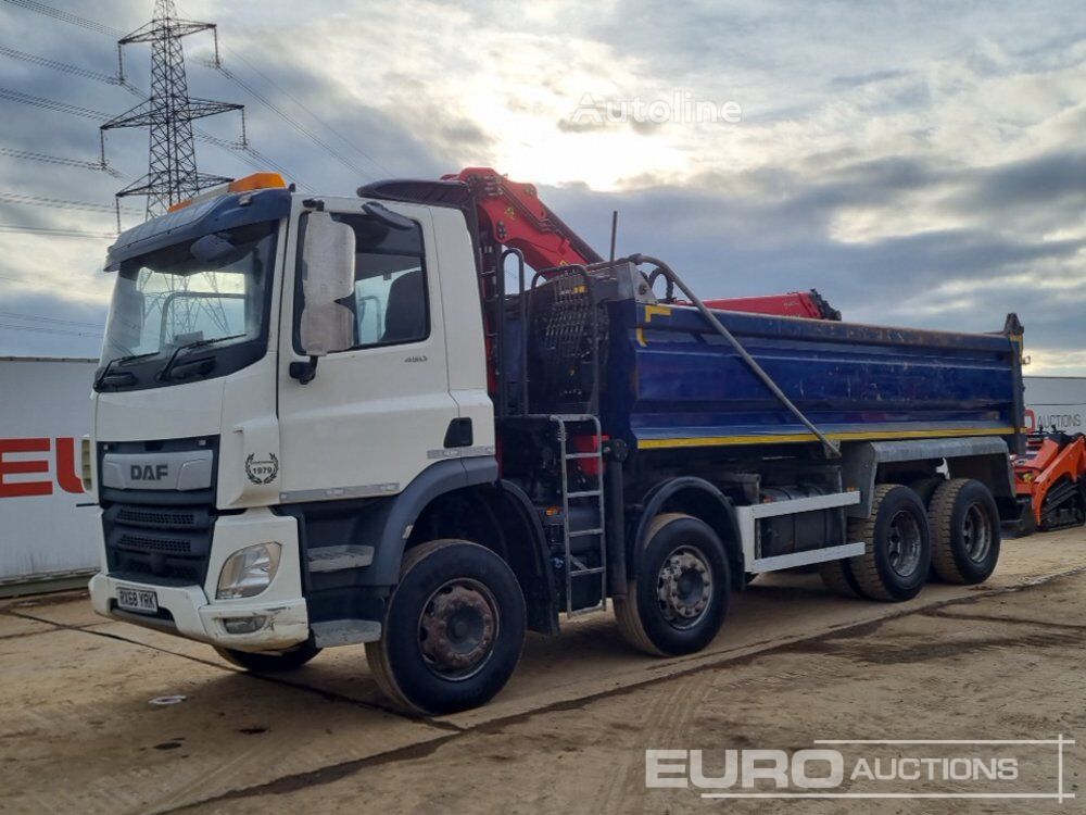 Prodaje se DAF CF450 rol kiper sa kukom na aukciji