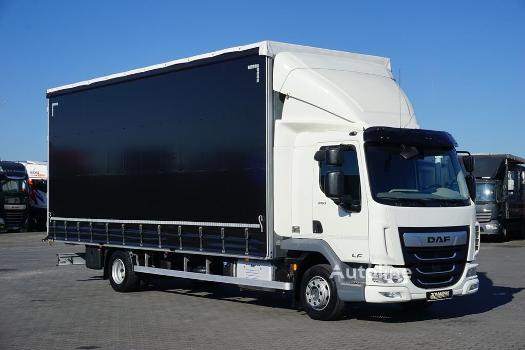 DAF LF / 260 / ACC / E 6 / FIRANKA / 18 PALET / DŁ. 7,2 M kamion sa klizna zavesa cerada