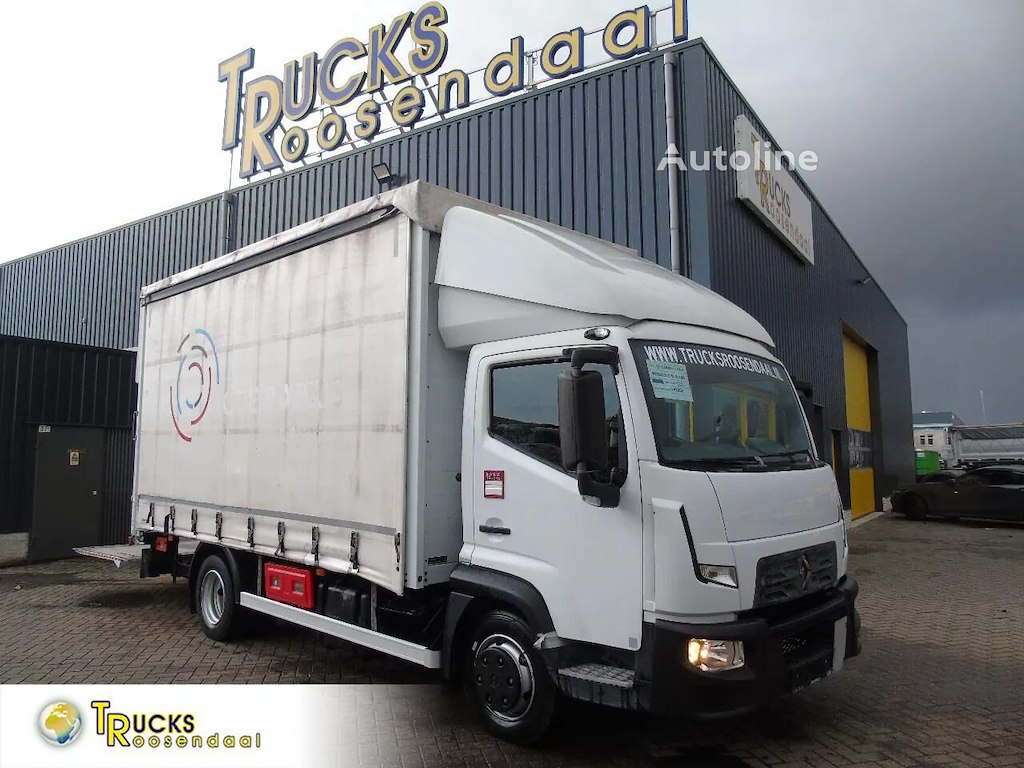 Renault D 8.180 + lift + euro 6 + MANUAL kamion sa klizna zavesa cerada