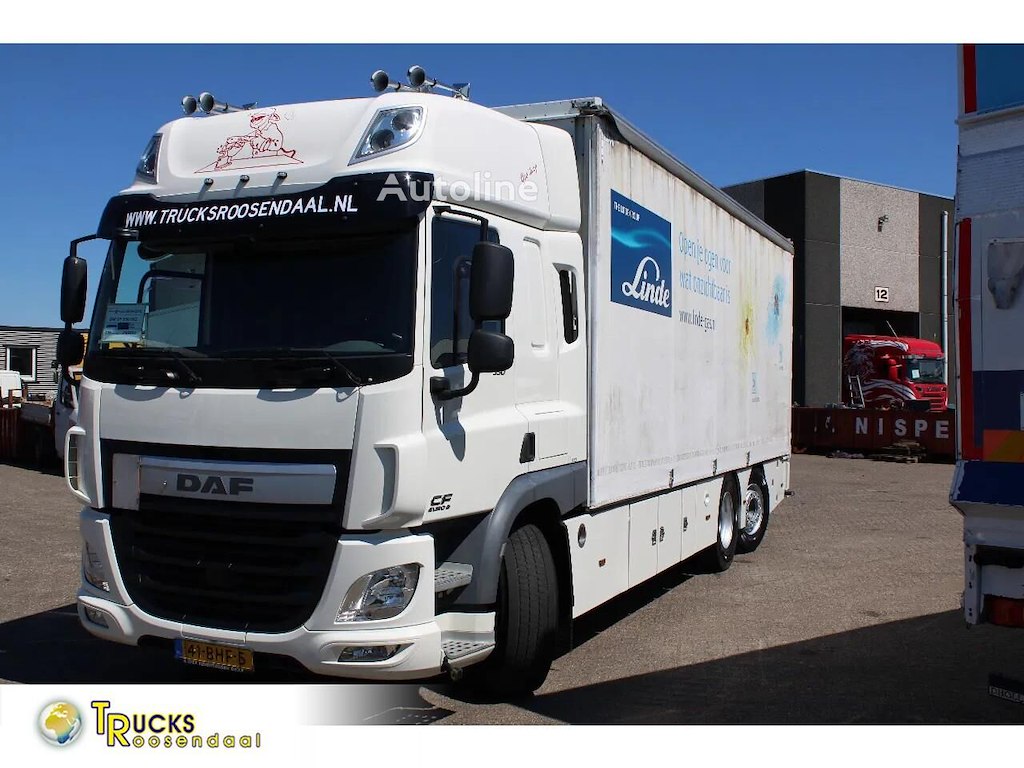 DAF CF 330 + EURO 6 + 6X2 STEERING kamion sa klizna zavesa cerada