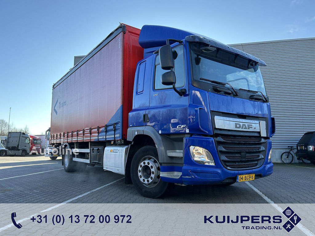DAF CF 370 FA / 698 dkm / Curtainside kamion sa klizna zavesa cerada
