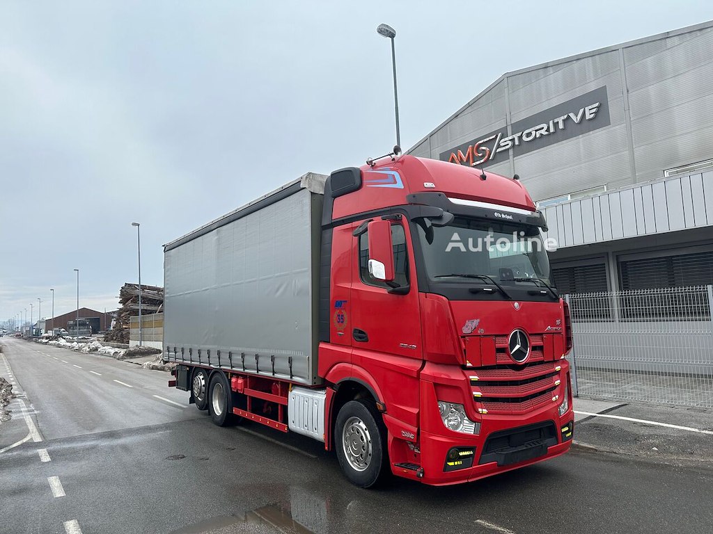 Mercedes-Benz ACTROS 25.45 L kamion sa klizna zavesa cerada
