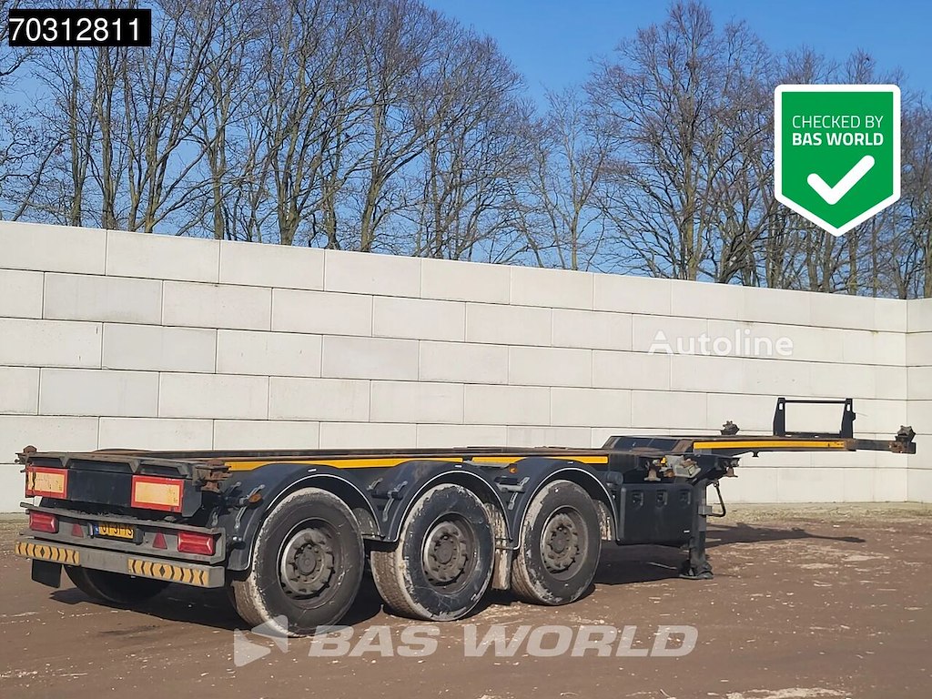 Esmeliler ASD TUV 02/27 Lifting Axle 20ft, 30ft, 40ft 45ft poluprikolica za prevoz kontejnera
